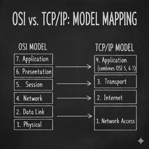 OSI Model and TCP/IP Model Explained with Diagrams